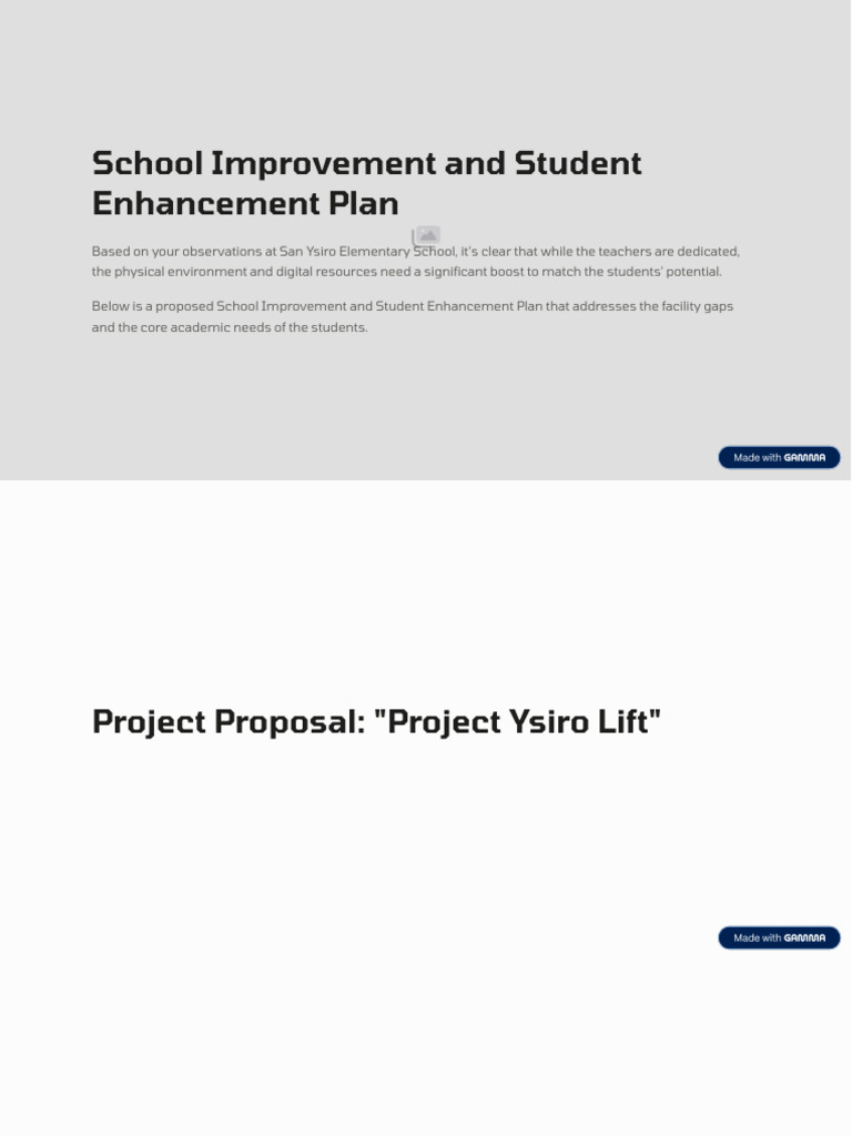 School-Improvement-and-Student-Enhancement-Plan (1) | PDF | Education ...