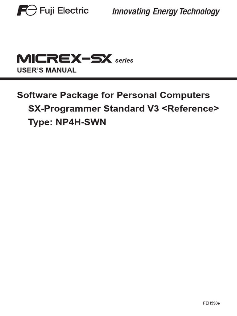 MICREX-SX SX-Programmer Standard V3 Reference_9vyneltzcq | PDF ...