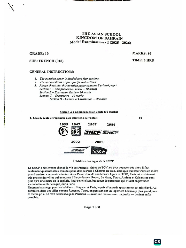 ASB French Model 1 | PDF