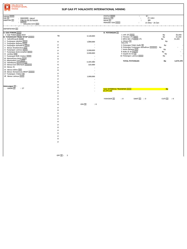 SCM Inggrid | PDF