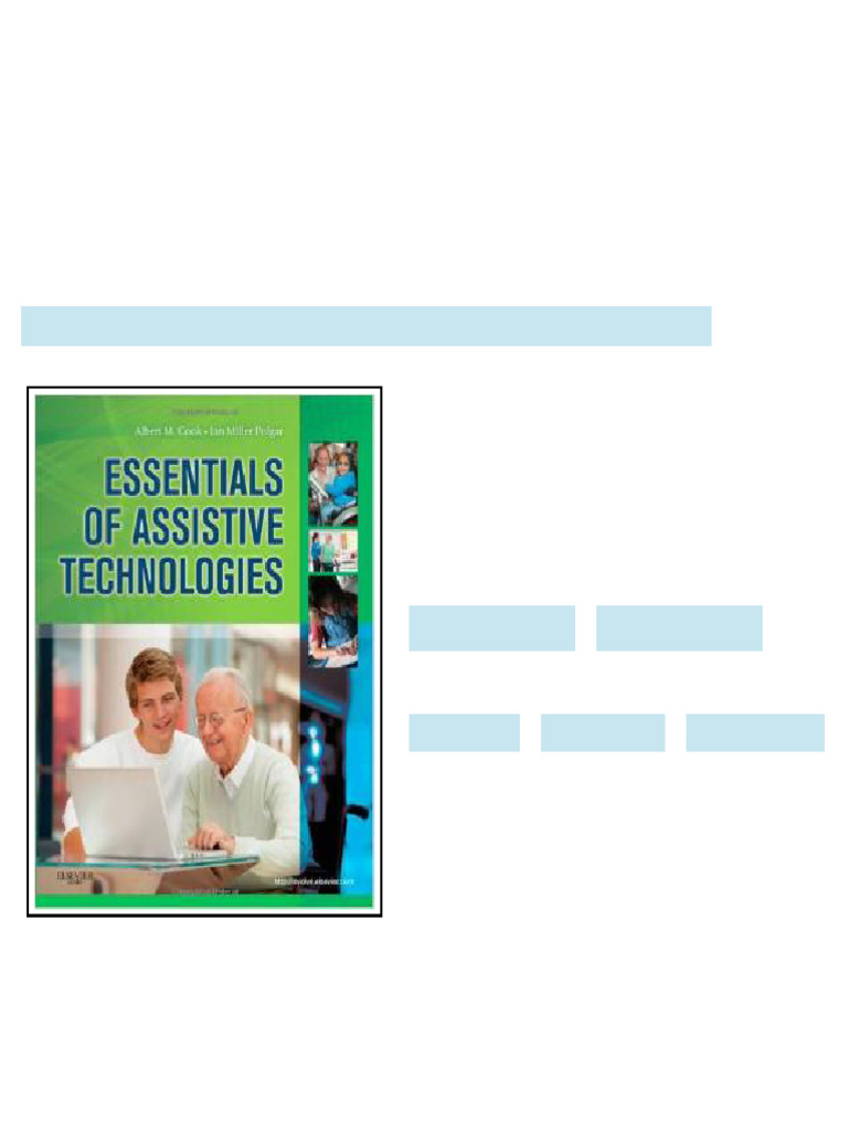 Test Bank for Essentials of Assistive Technologies 1st Edition Albert M ...