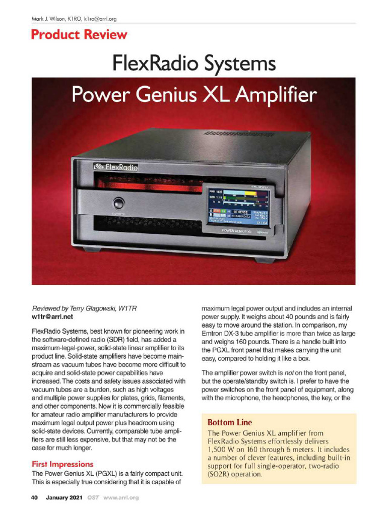 PGXL QST | PDF