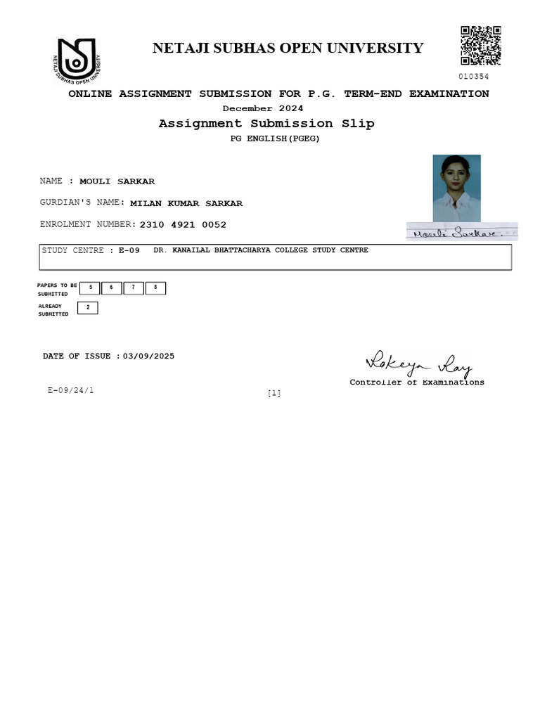 assignment_slip_231049210052 | PDF
