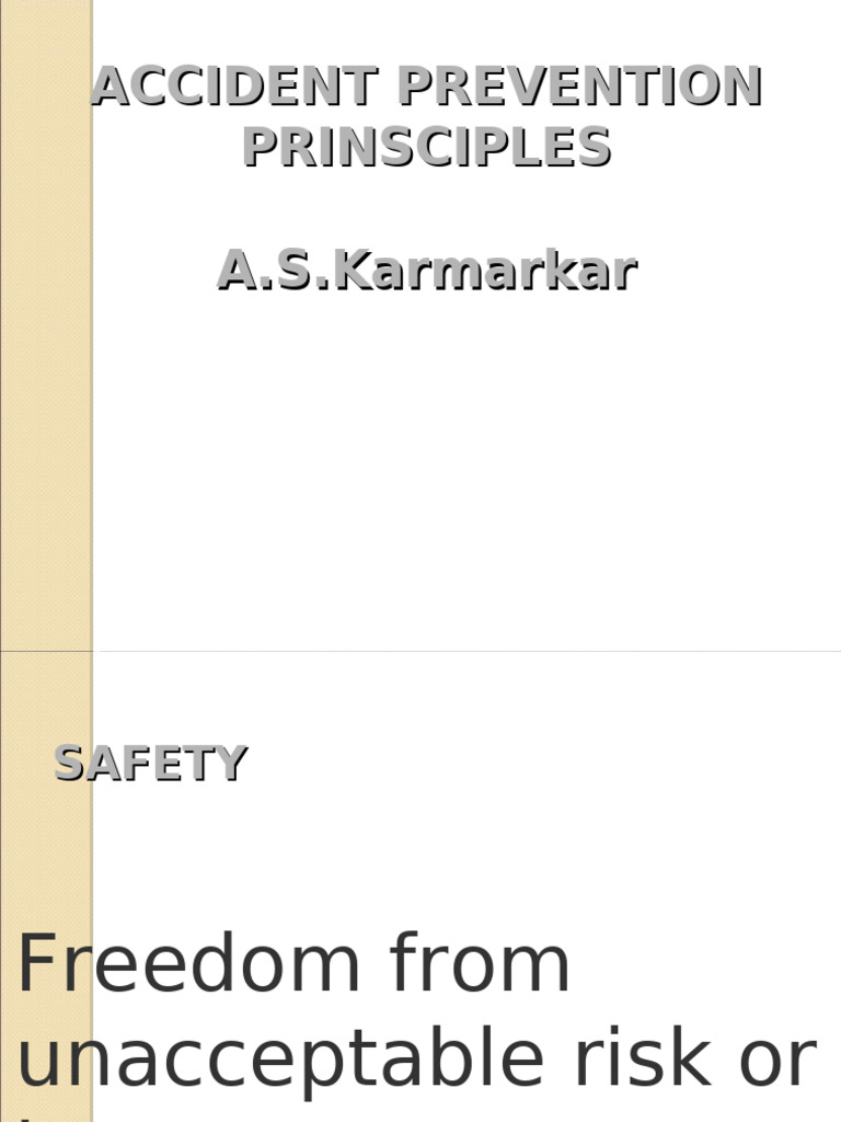 Accident Prevention Strategies and Principles | PDF | Safety | Accidents