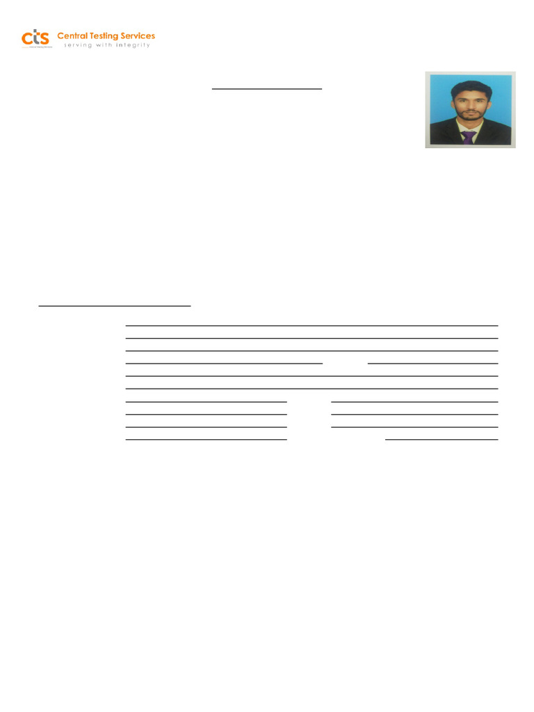 Application Form | PDF | Pakistan