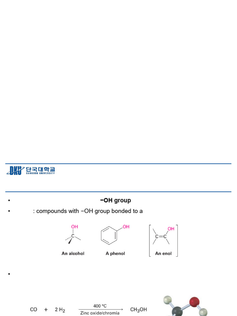 Alcohols and Phenols in Organic Chemistry | PDF | Ester | Carboxylic Acid