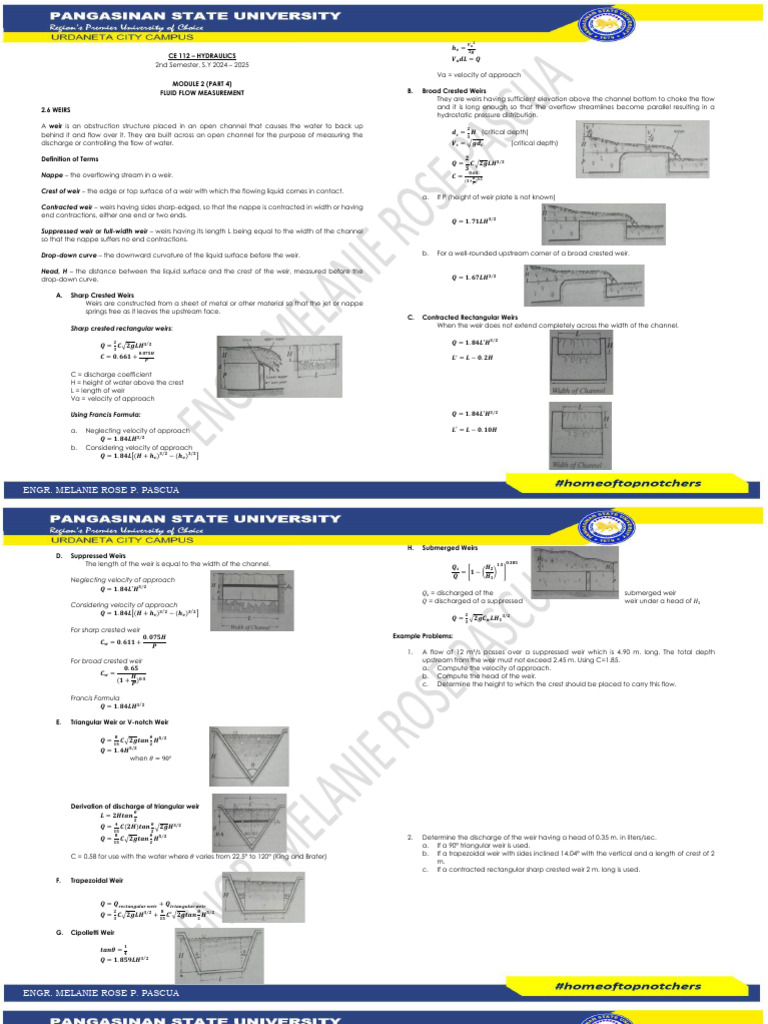 Module 2part4 Fluid FLow Measurement | PDF | Continuum Mechanics ...