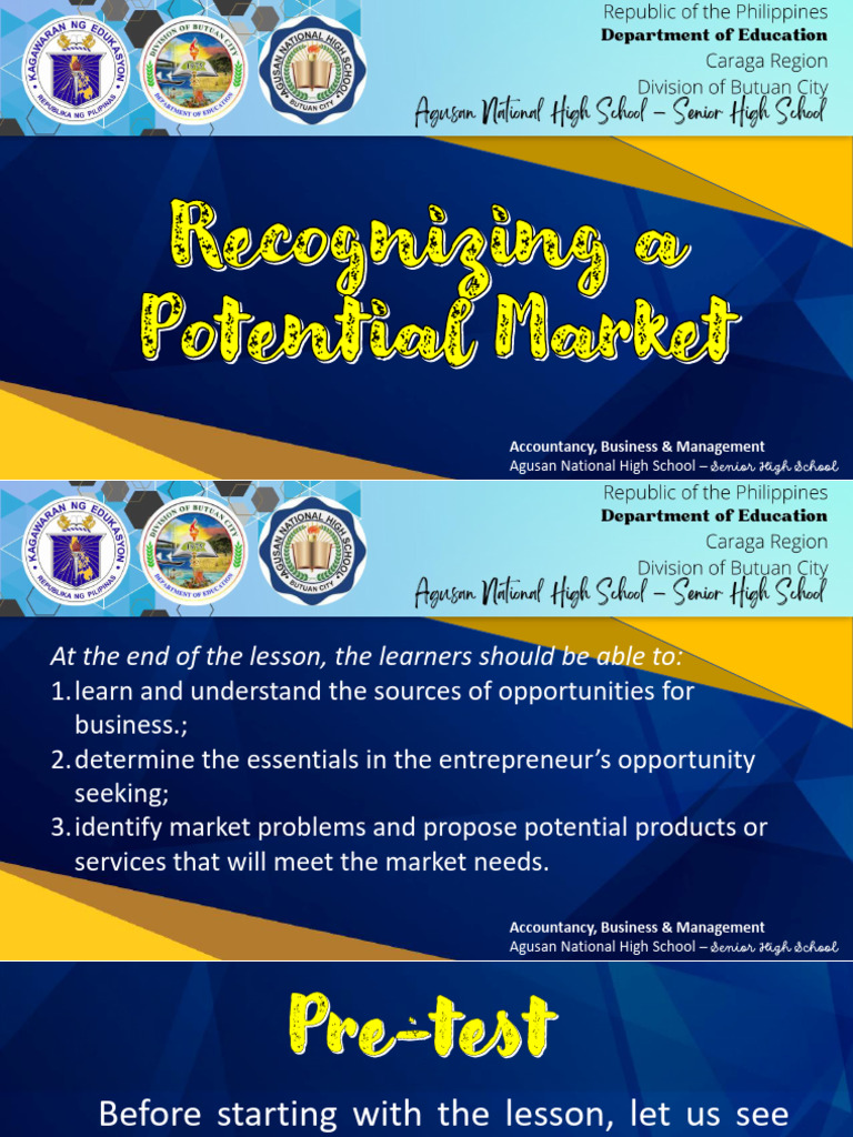 Recognizing Market Opportunities in Business | PDF | Entrepreneurship ...