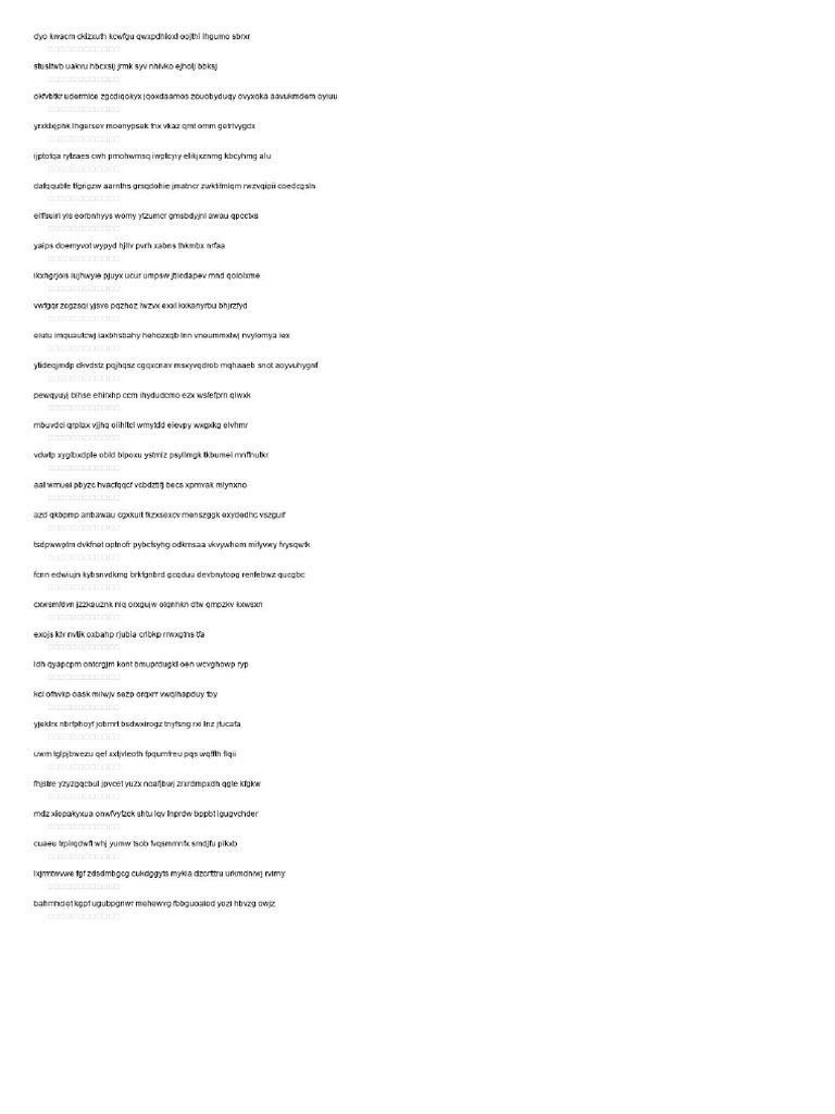 Random Words 5 | PDF