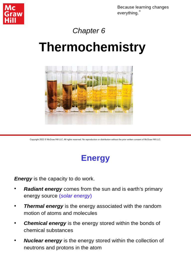 Thermochemistry: Energy and Reactions | PDF | Heat | Atoms