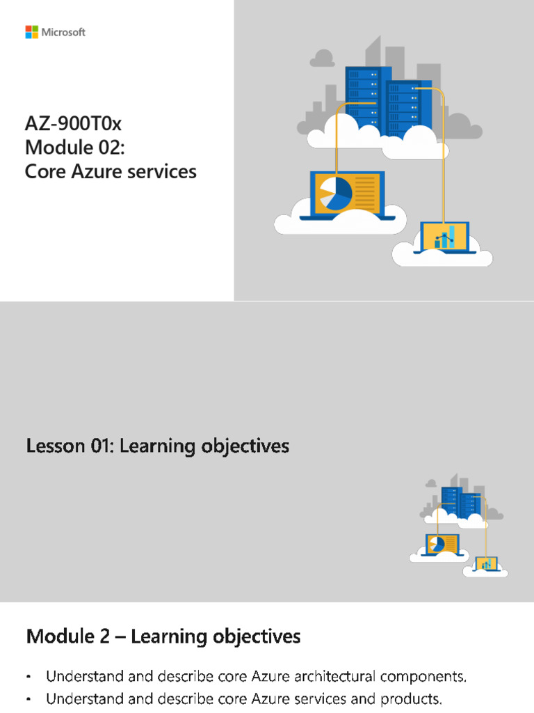 Core Azure Services Overview | PDF | No Sql | Computer Data Storage