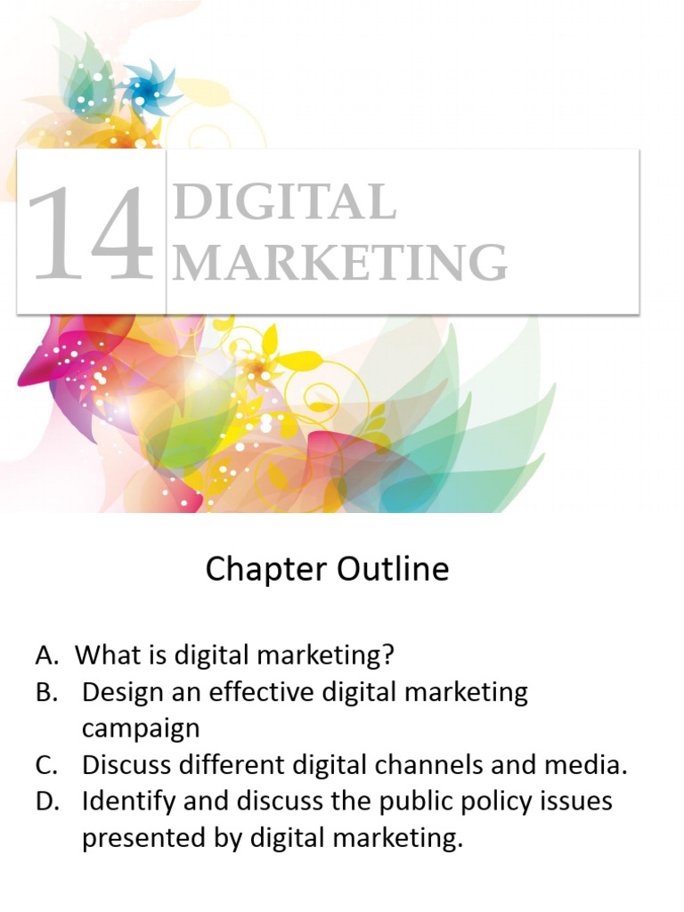 Chapter 14 - Digital Marketing (New) | PDF | Online Advertising ...