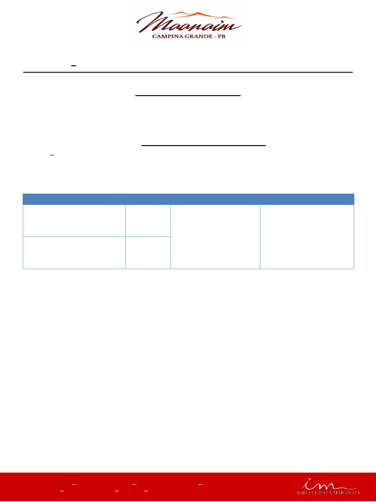Circular Pb 036-25 - Seminário Grupo de Louvor e Instrumentistas | PDF