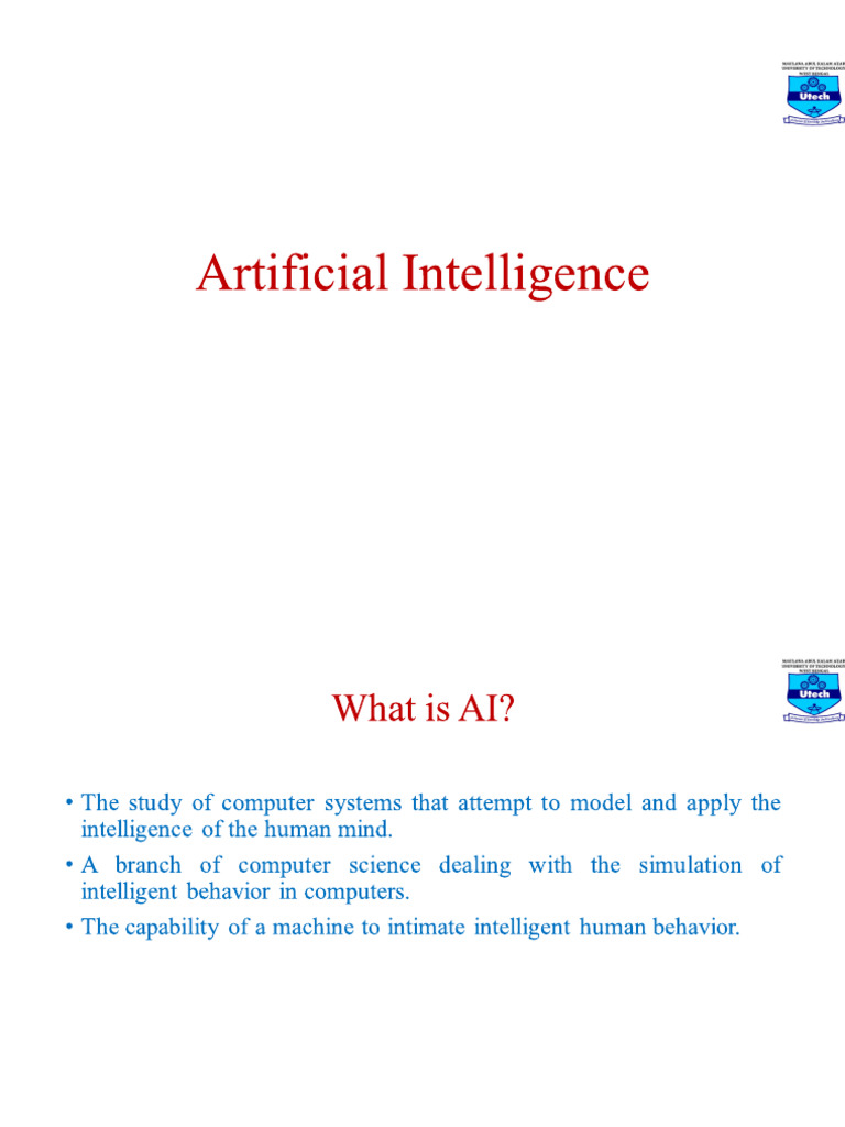 Artificial Intelligence and Machine Learning | PDF