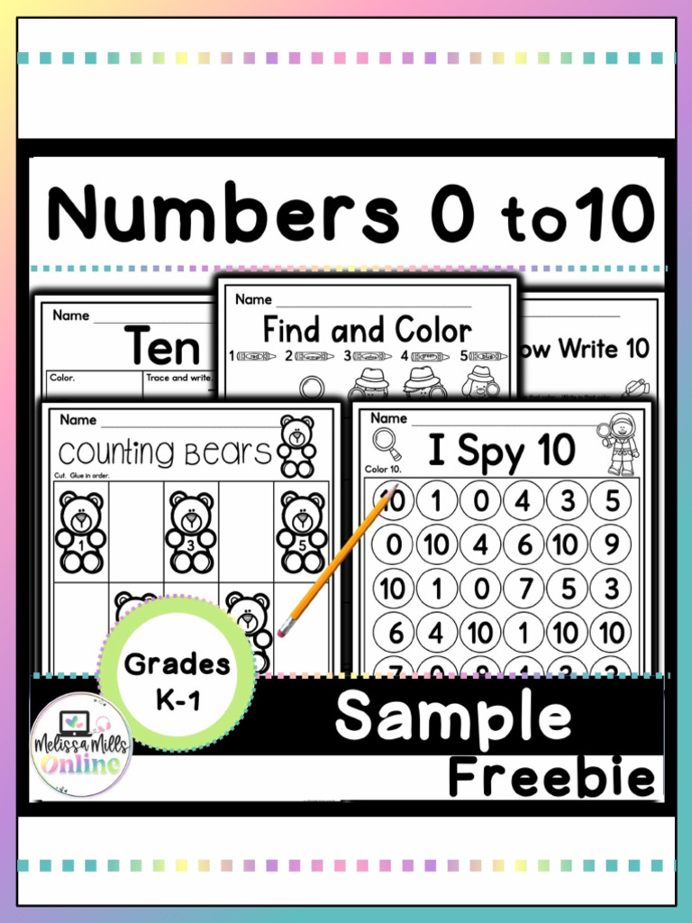 FREEBIENumberSense0to10 1 | PDF