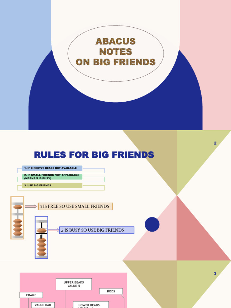 Abacus Rules for Big Friends | PDF