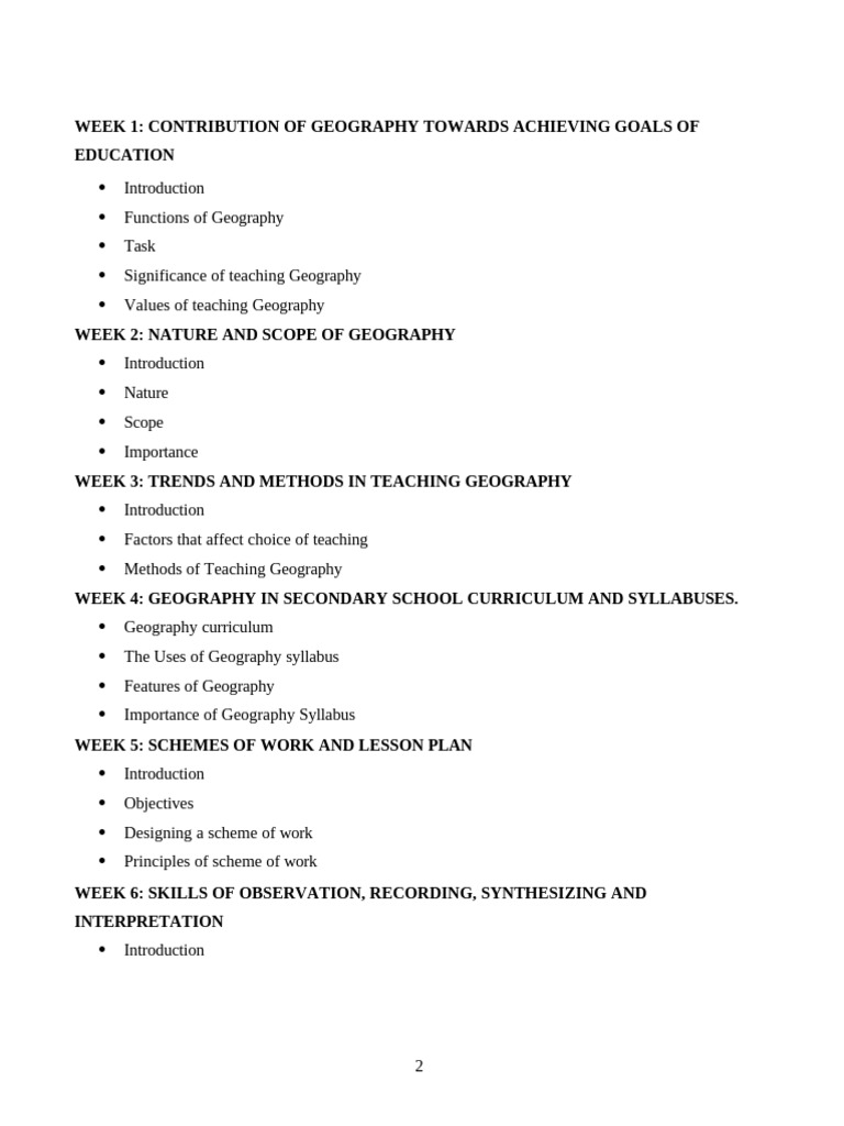 Teaching Geography: Curriculum & Methods | PDF | Geography | Learning
