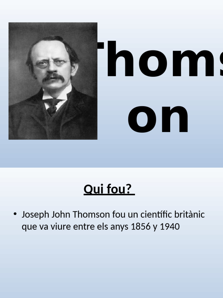 Thomson | PDF