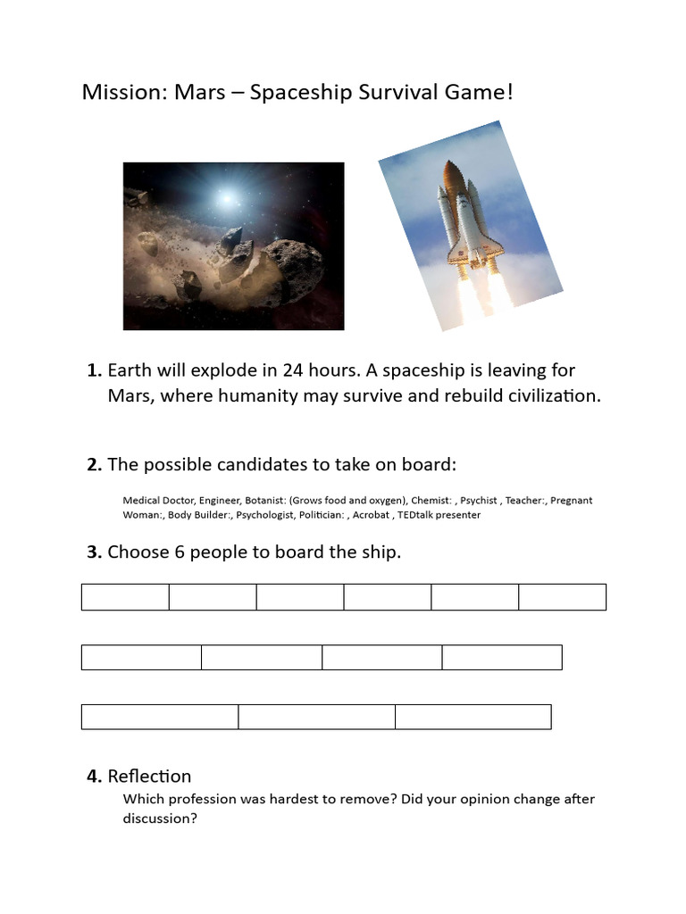 Mission Mars | PDF