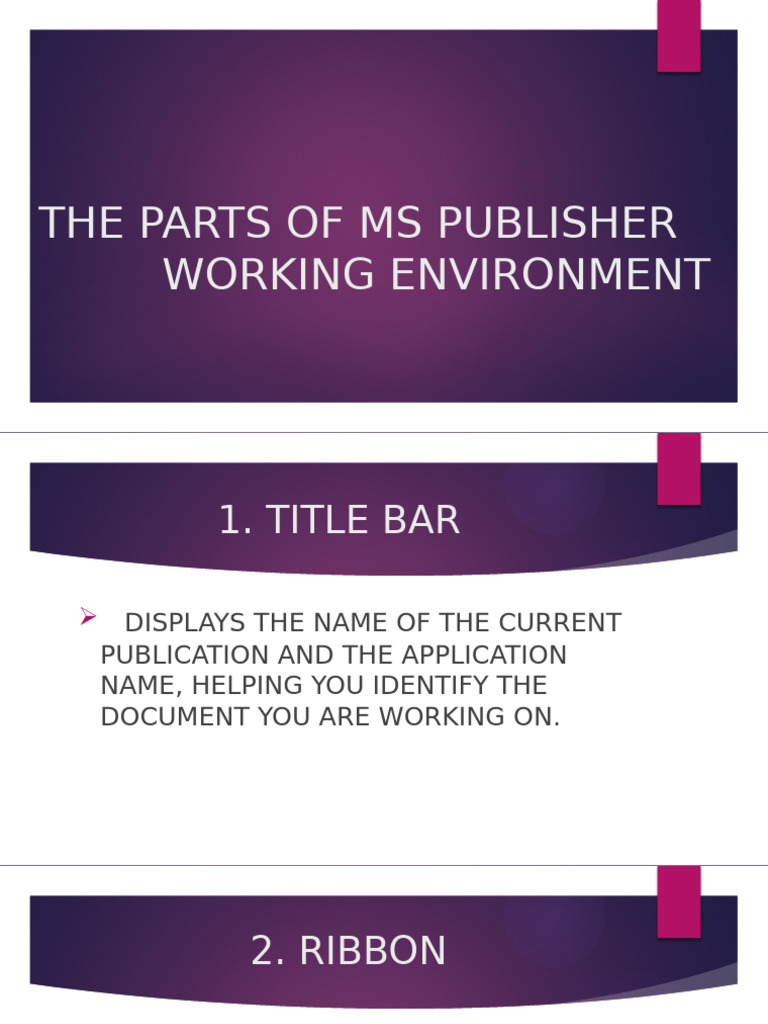 The Parts of Ms Publisher Viel and Shane T | PDF