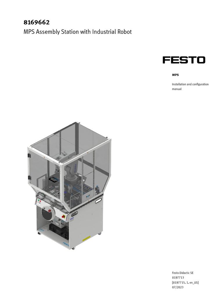 MPS Assembly Robot Installation Guide | PDF | Optical Fiber ...