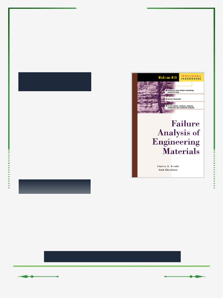Failure Analysis of Engineering Materials (McGraw Hill Professional Engineering) 1st Edition ...