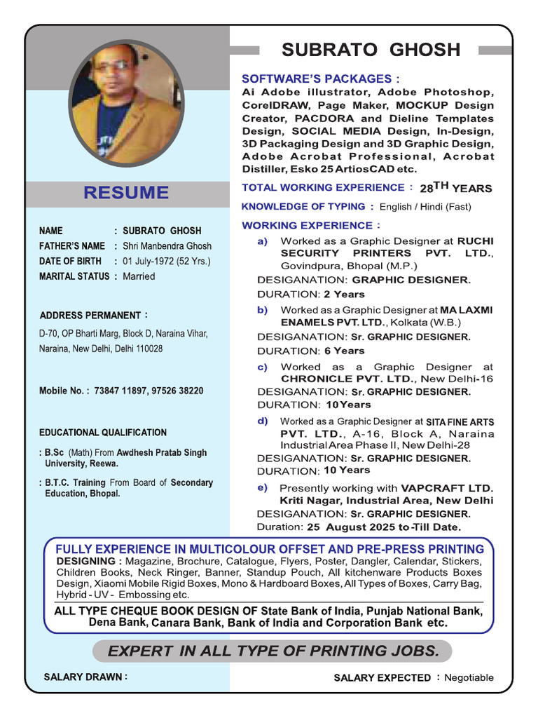 Resume (Dada) | PDF