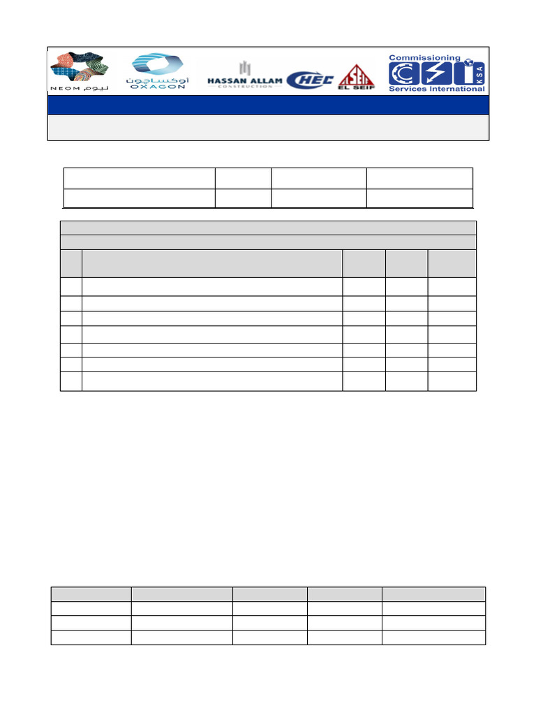 Test Sheets - System Pre-Functional & Functional Checklist | PDF ...