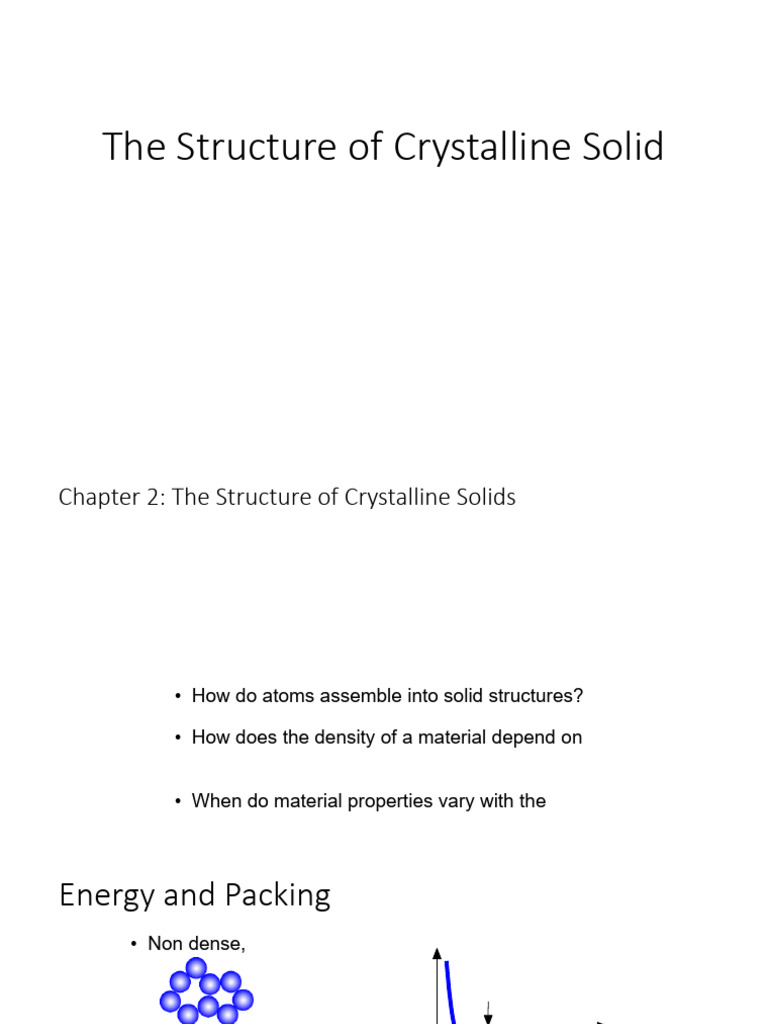 Module 2 - Structure of Metallic Materials | PDF