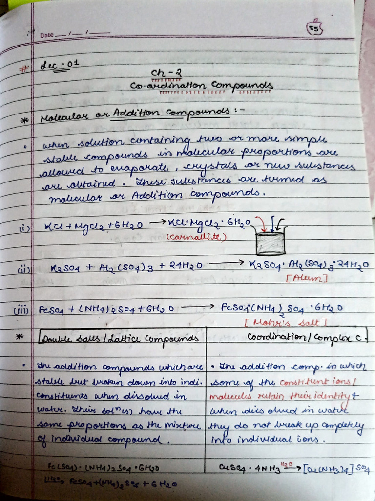 Complex Compounds | PDF