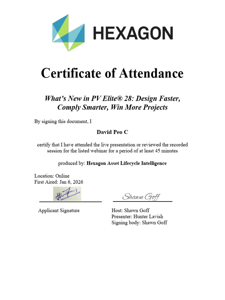 Webinar Certificate - David Peo Cpdf_signed | PDF