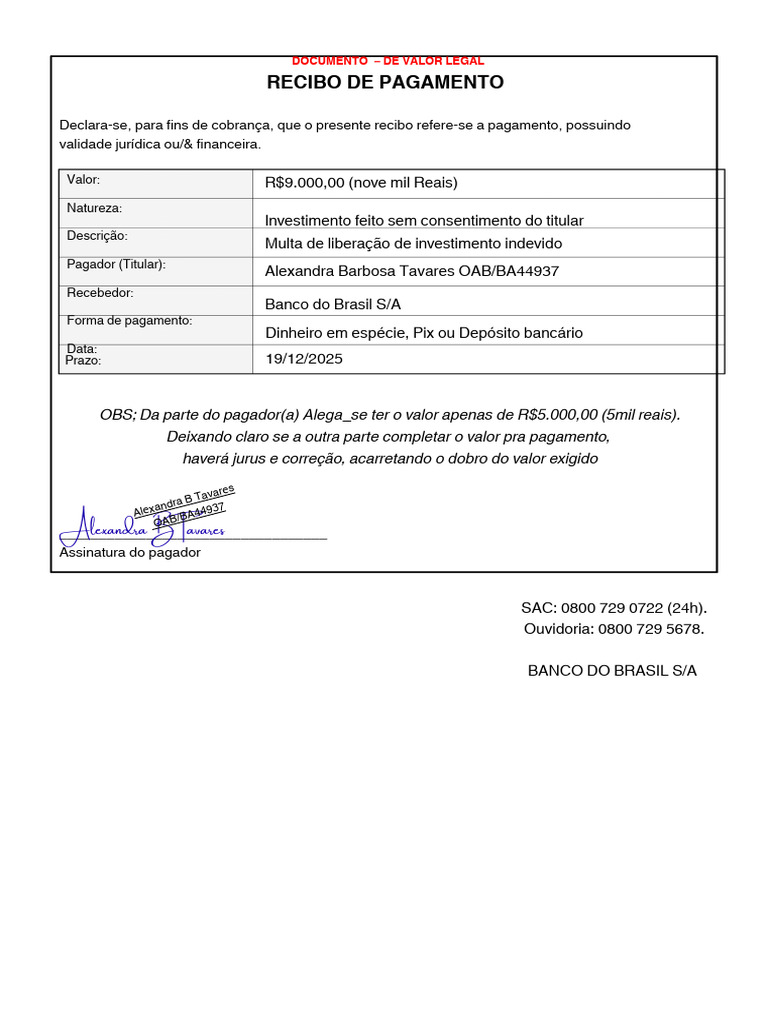 Recibo Pagamento .PDF | PDF