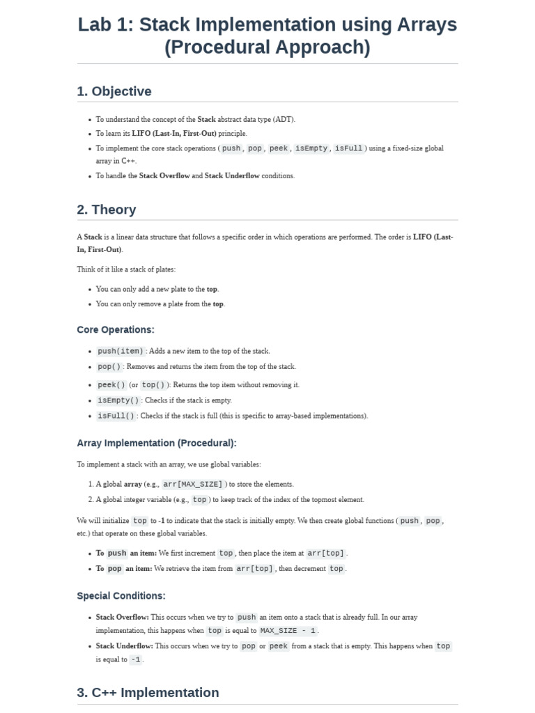 Lab 07 Data Structures | PDF | Computer Science | Algorithms And Data Structures
