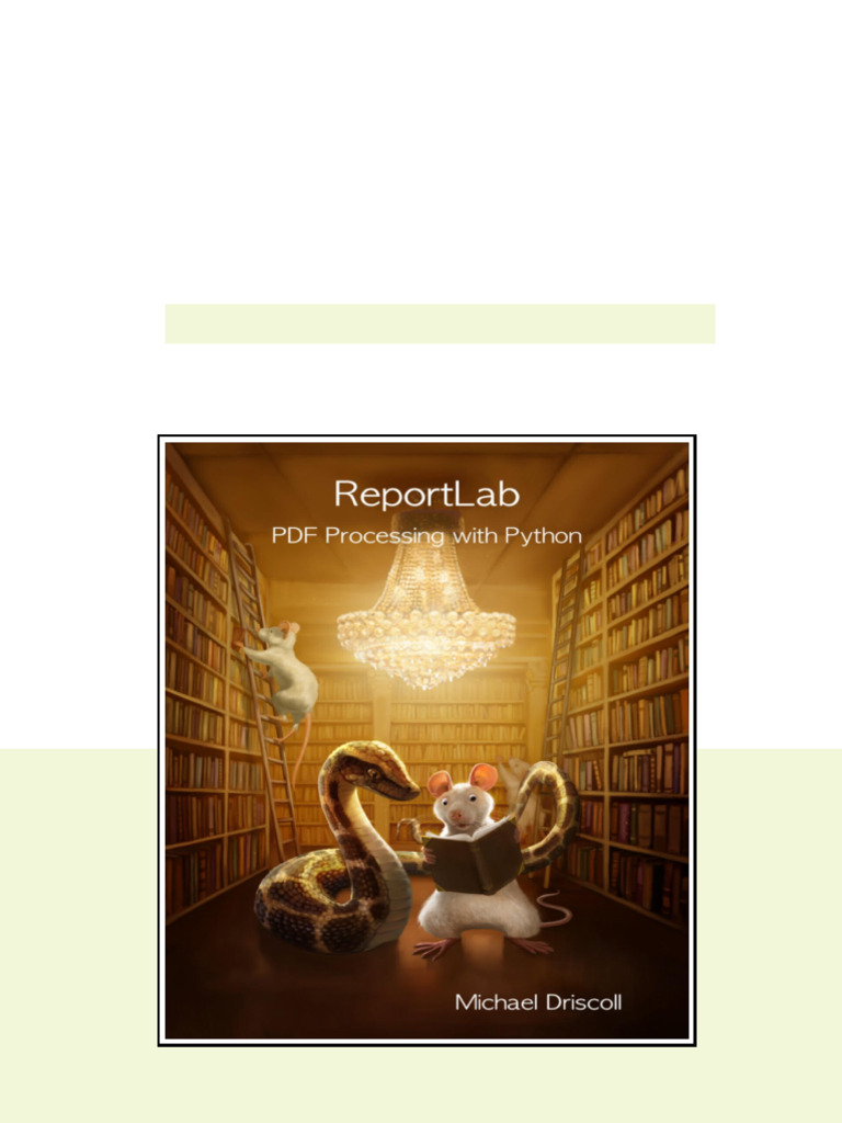 Reportlab Pdf Processing With Python Michael Driscoll ebook always ...
