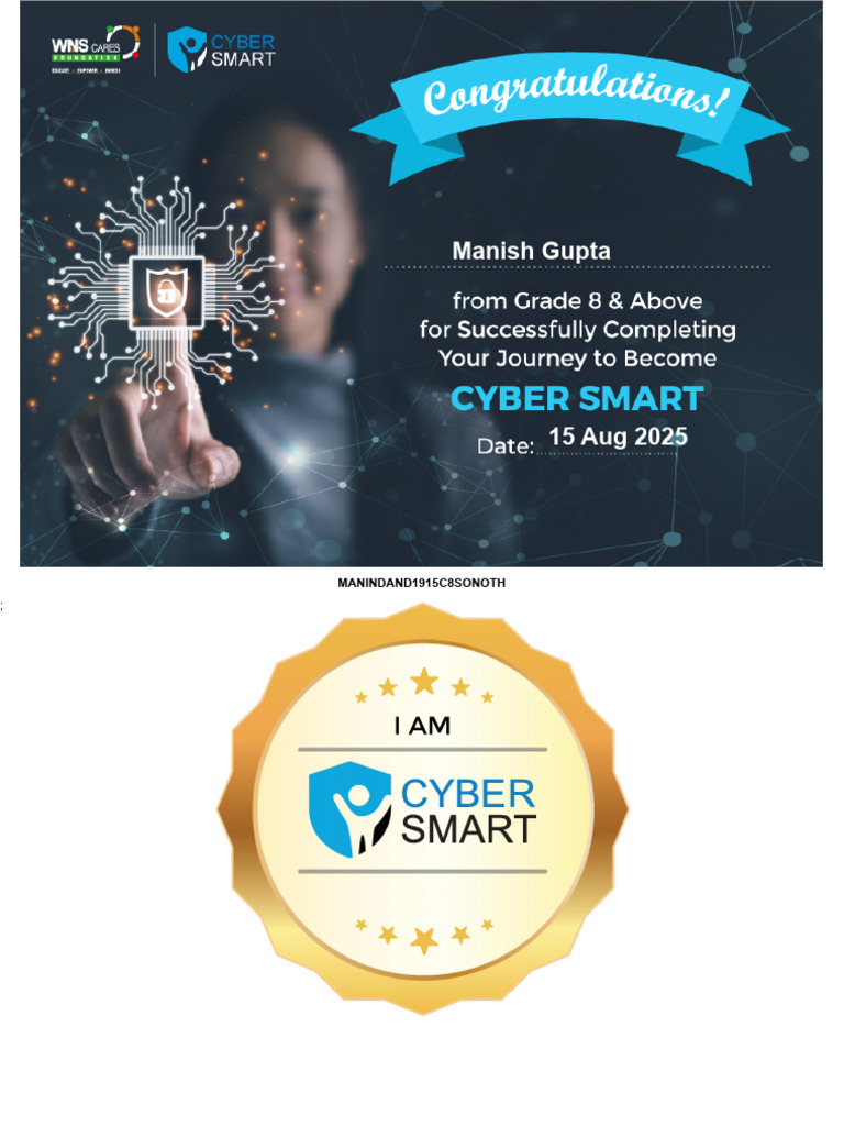 Manish Gupta - CyberSmart | PDF