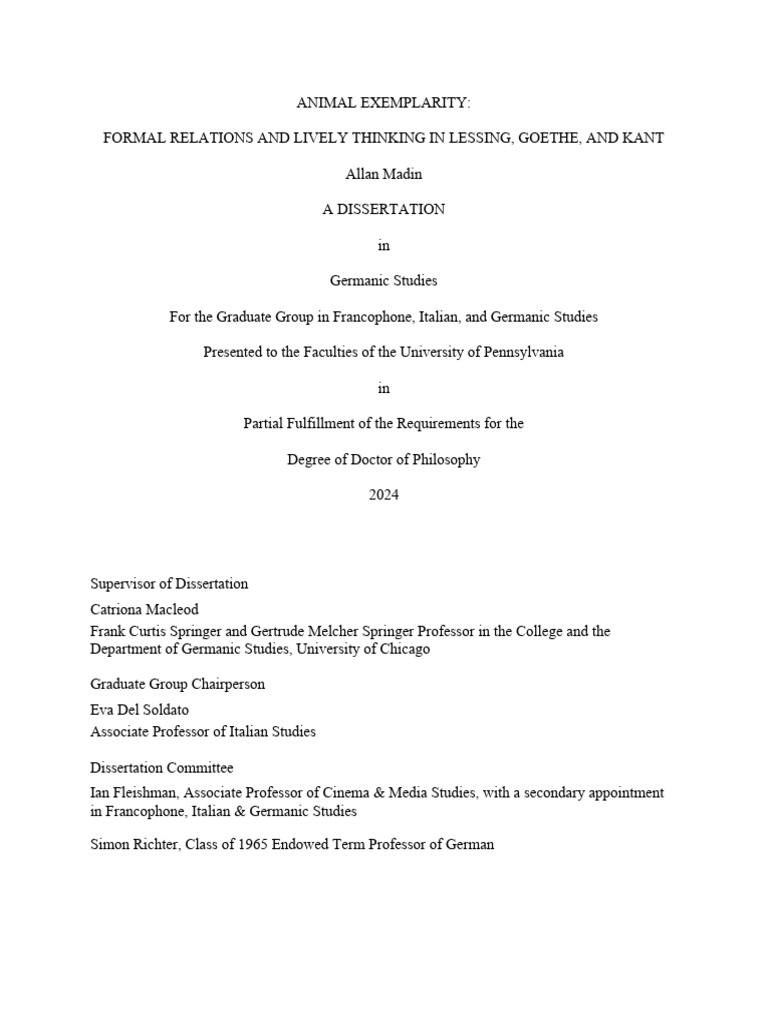 Animal Exemplarity_Formal Relations and Lively Thinking in Lessing ...