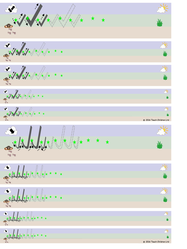 Pre Handwriting Pattern Refiners Joins Worksheets | PDF