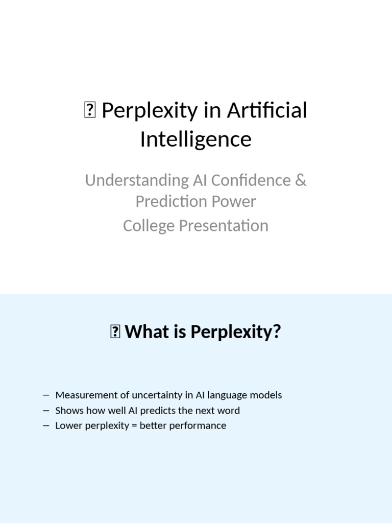 Perplexity AI College Presentation | PDF