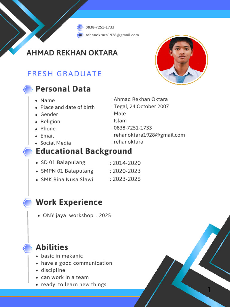 CV AHMAD REKHAN OKTARA_20260114_080541_0000 | PDF