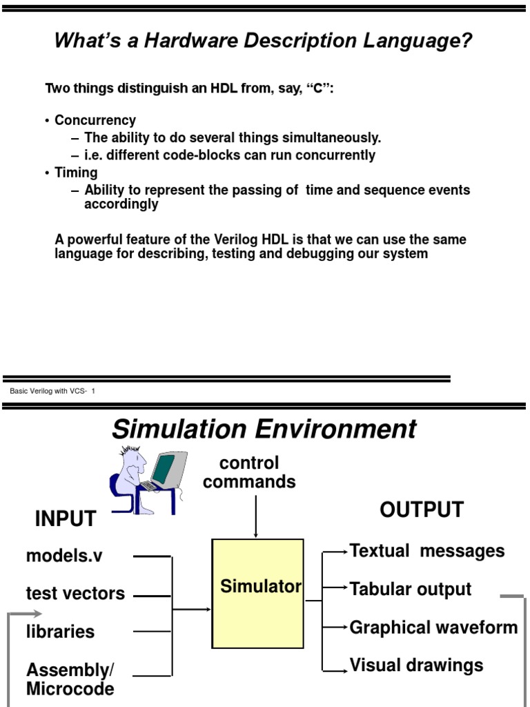 Ece201 Verilog Lecture 1 | PDF | Hardware Description Language ...