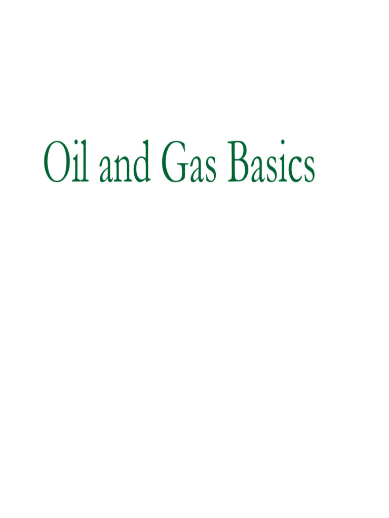 Understanding Oil and Gas Formation | PDF