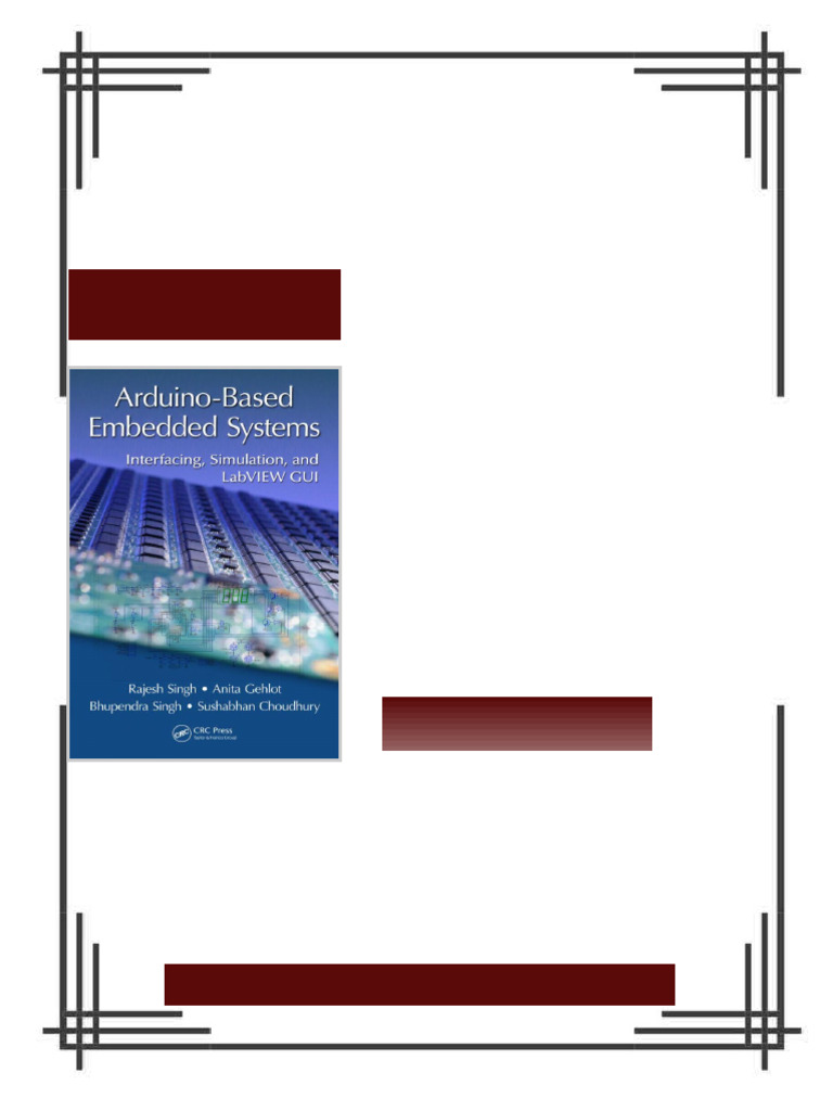 Arduino-Based Embedded Systems: Interfacing, Simulation, and LabVIEW GUI 1st Edition Rajesh ...
