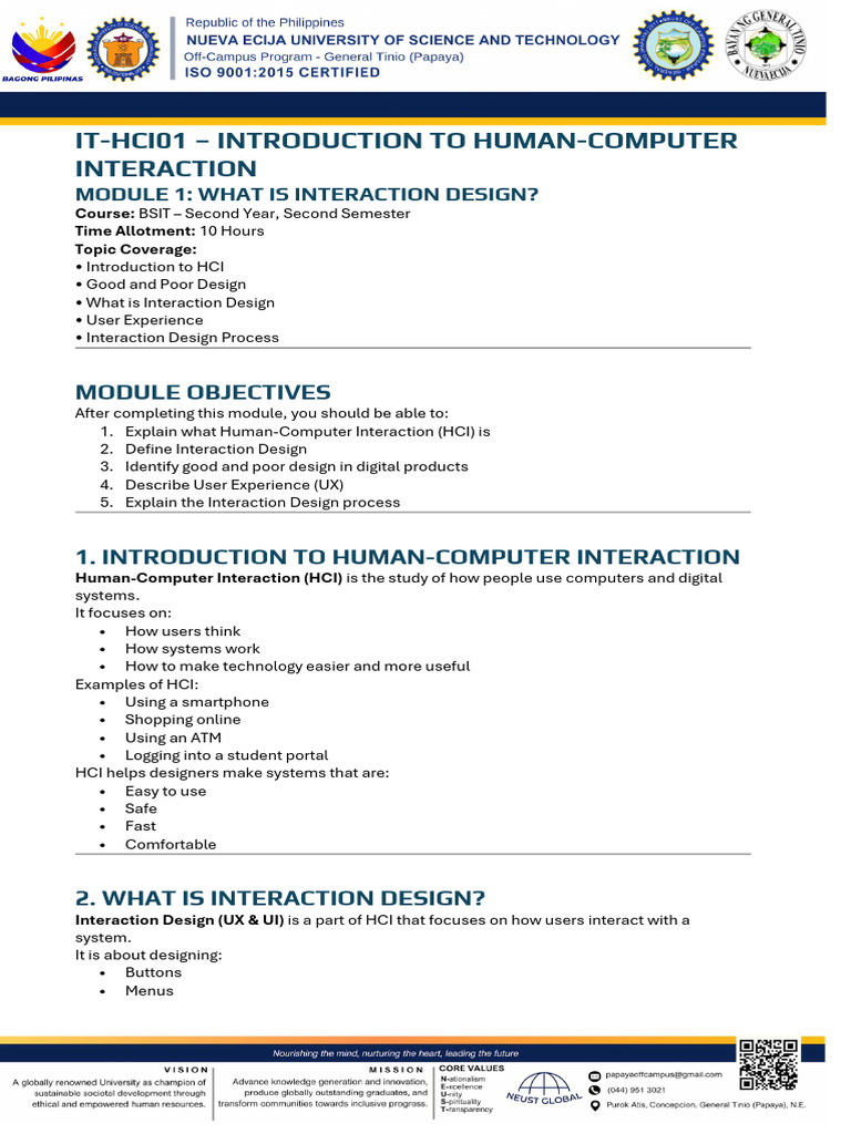 Introduction to Human-Computer Interaction | PDF | Human–Computer ...
