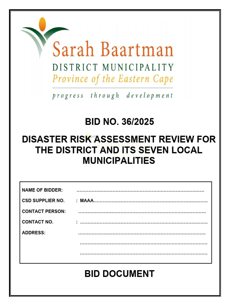 Bid Document Risk Assessment Review Final | PDF | Risk Management ...