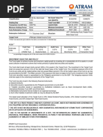 ATRAM Global Technology Feeder Fund Overview | PDF | Financial Risk ...
