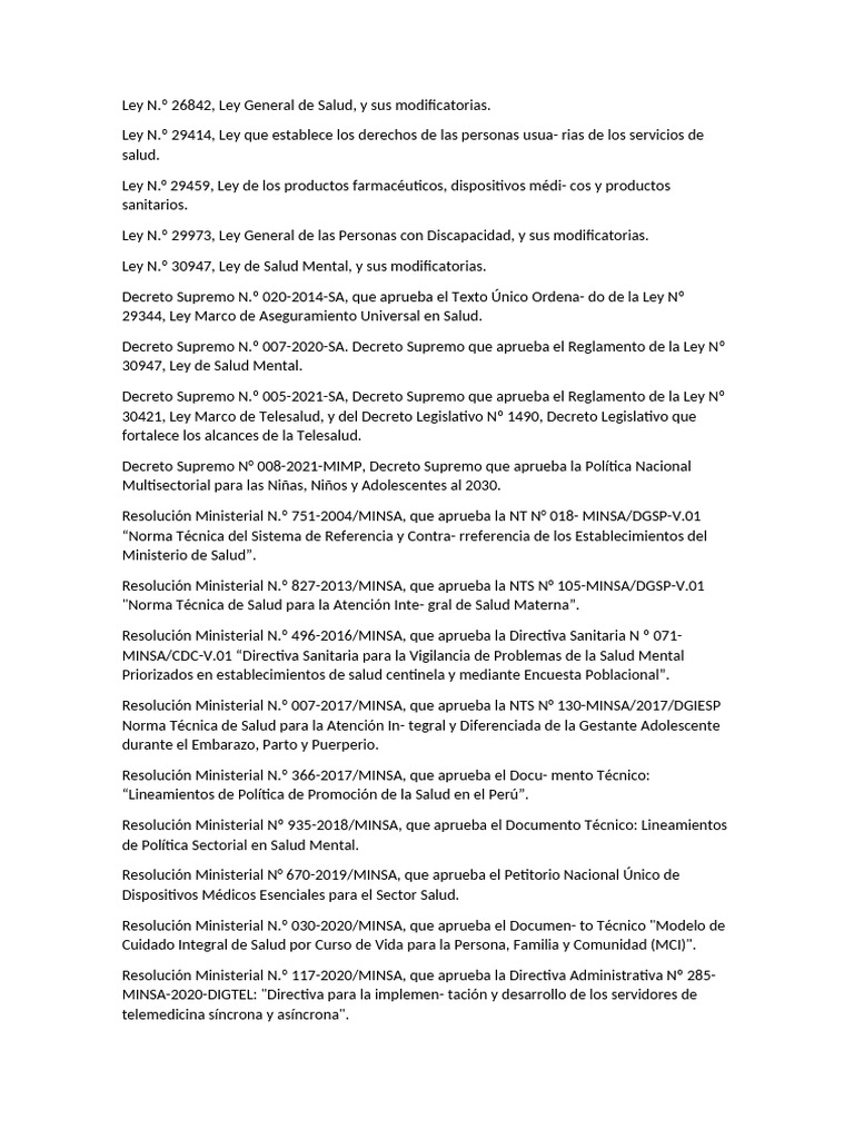 base legal salud mental | PDF | Cuidado de la salud | Politica social