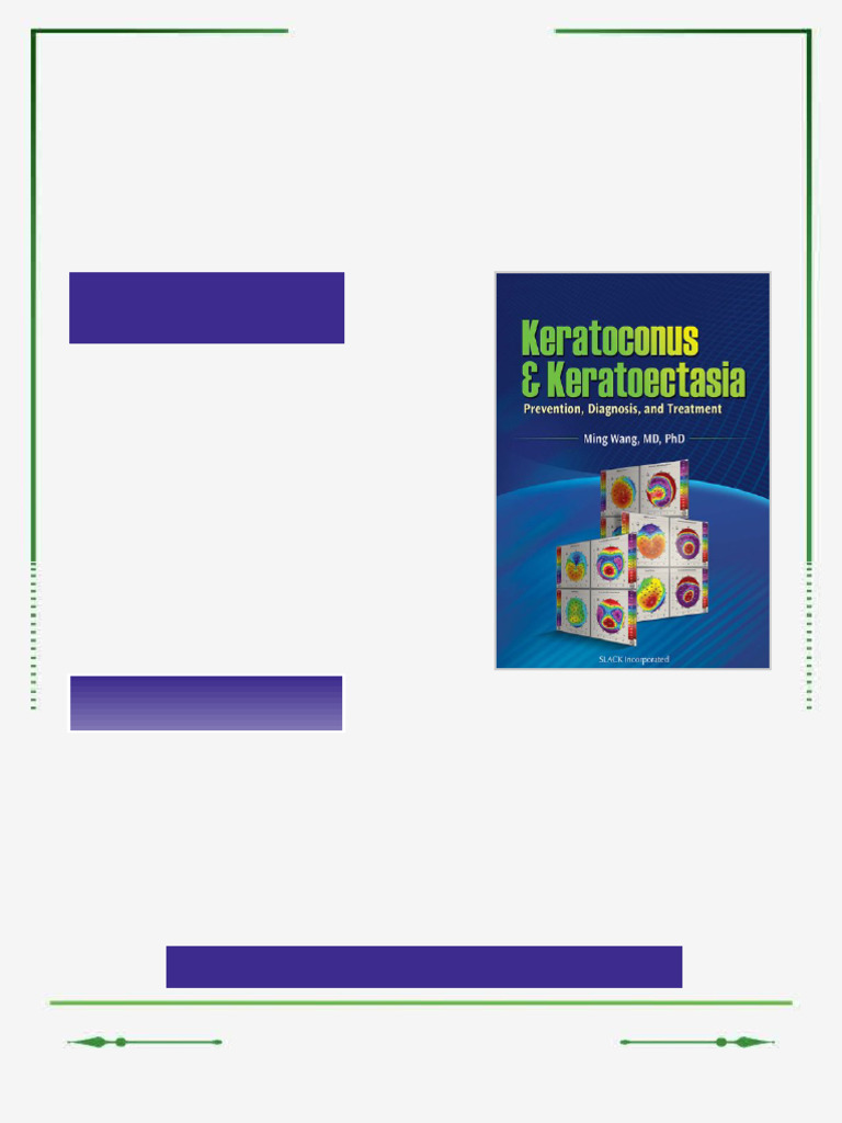 Keratoconus and Keratoectasia Prevention Diagnosis and Treatment 1st ...