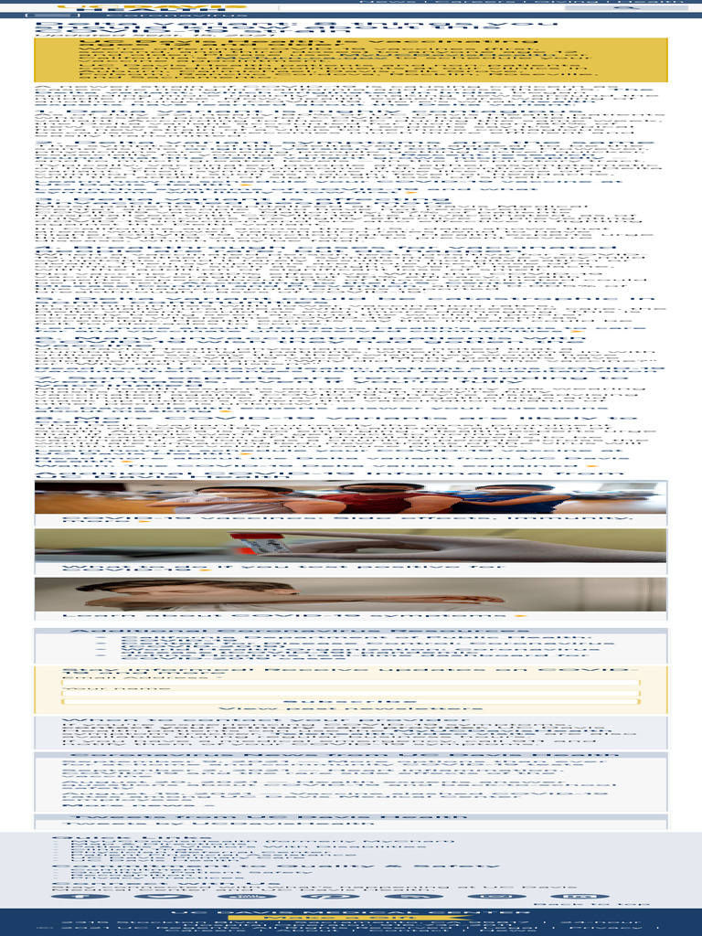 Delta Variant 8 Things You Should Know Coronavirus UC Davis Health ...