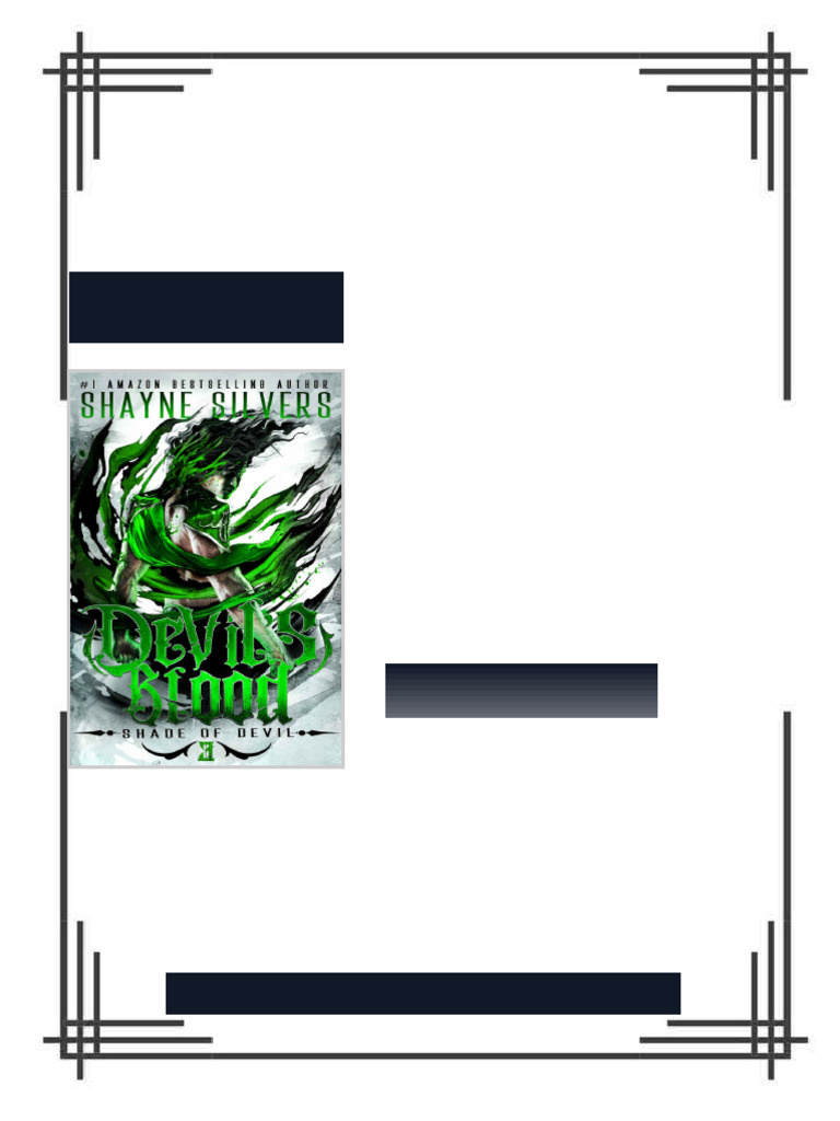 Devil s Blood Shade of Devil 3 1st Edition Shayne Silvers Silvers ...
