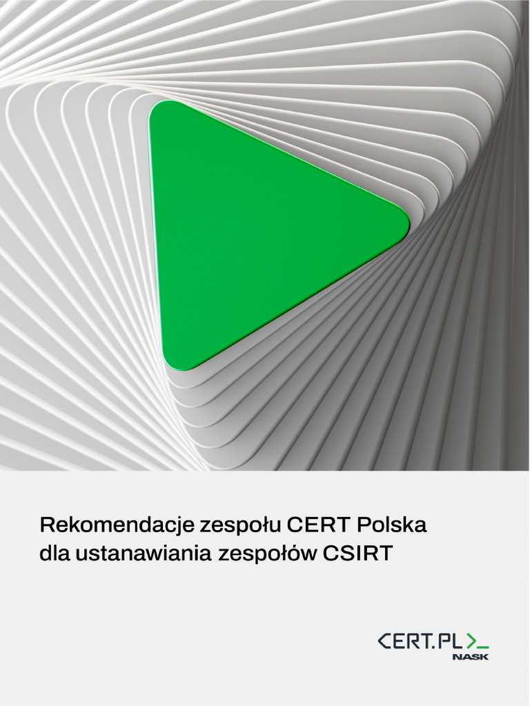 CERT_Polska_Rekomendacje_CSIRT | PDF